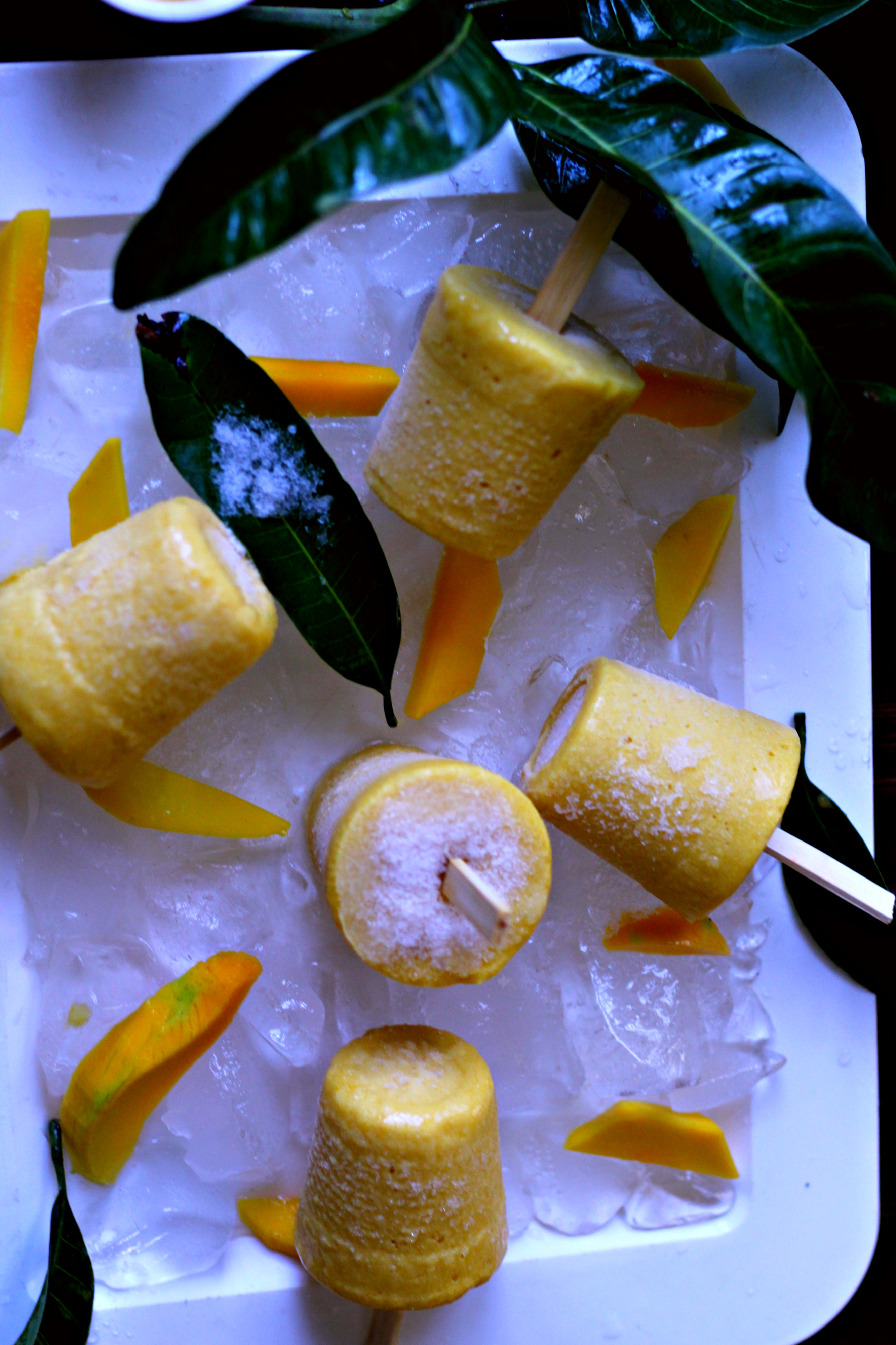 5 Ingredients: Double Cream Mango Ice Pops (Popsicles) – A Kitchen In ...